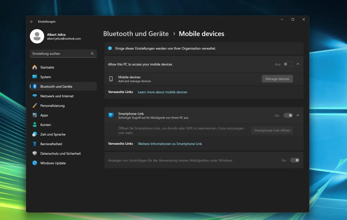 Dev Channel Build bringt Teams ins Startmenü und neue Phone-Link ...